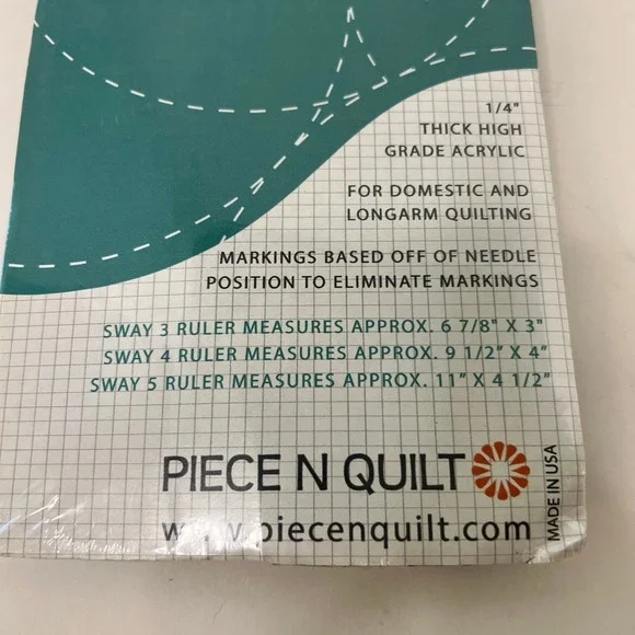 Piece N Quilt | Office | Sway Machine Quilting Rulers 345 By Piece N ...